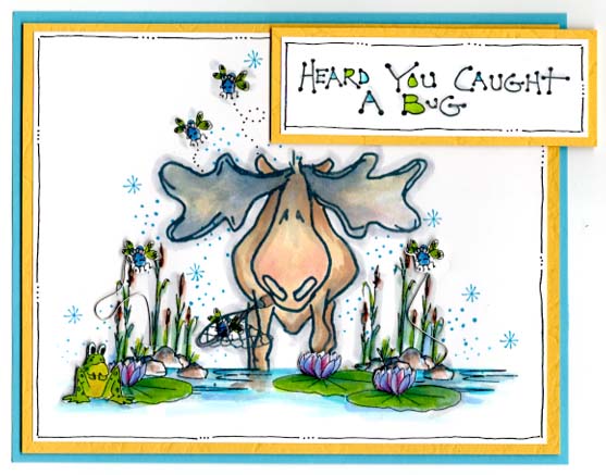 StampsByJudith.com: Moose Bugs Card