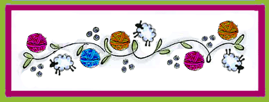 StampsByJudith.com: Sheep & Yarn Border