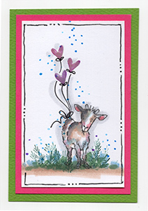 StampsByJudith.com: Goat Hearts Card