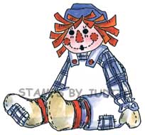 StampsByJudith.com: M-09 Raggedy Andy