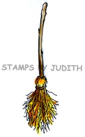 StampsByJudith.com: H-255-HK Broom