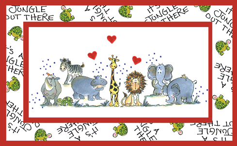 StampsByJudith.com: Wild Animal Card