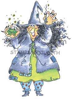 StampsByJudith.com: S-33 Fat Witch